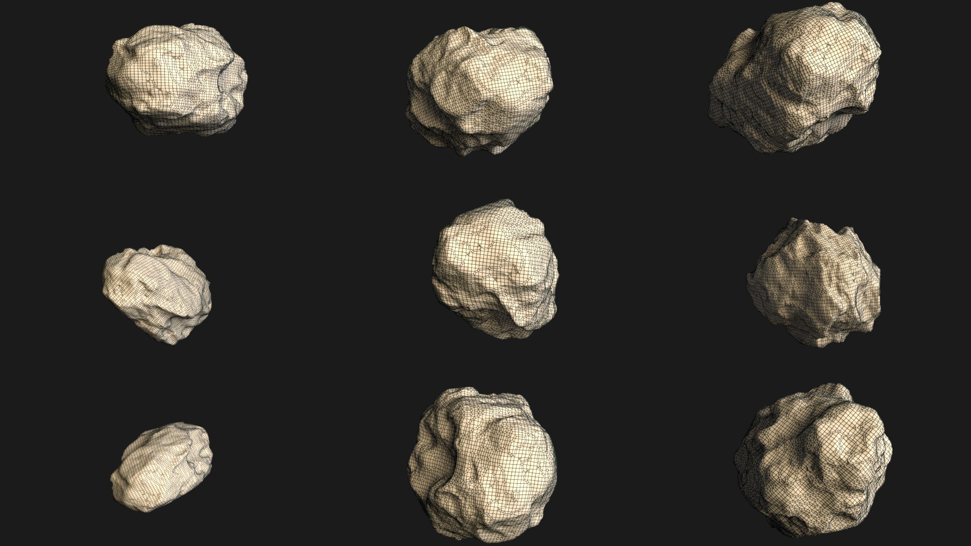 3D Asteroid Pack - TurboSquid 1836902