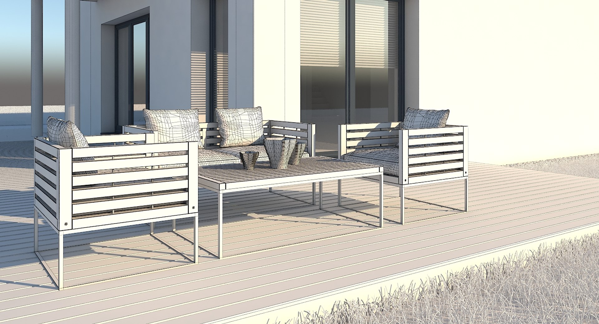 3d Model Modern Single Family Home