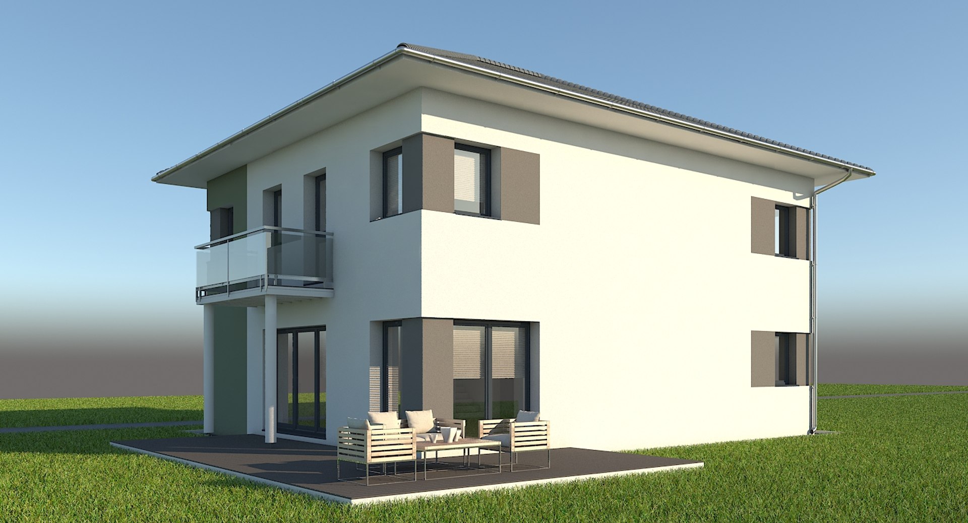 3d Model Modern Single Family Home