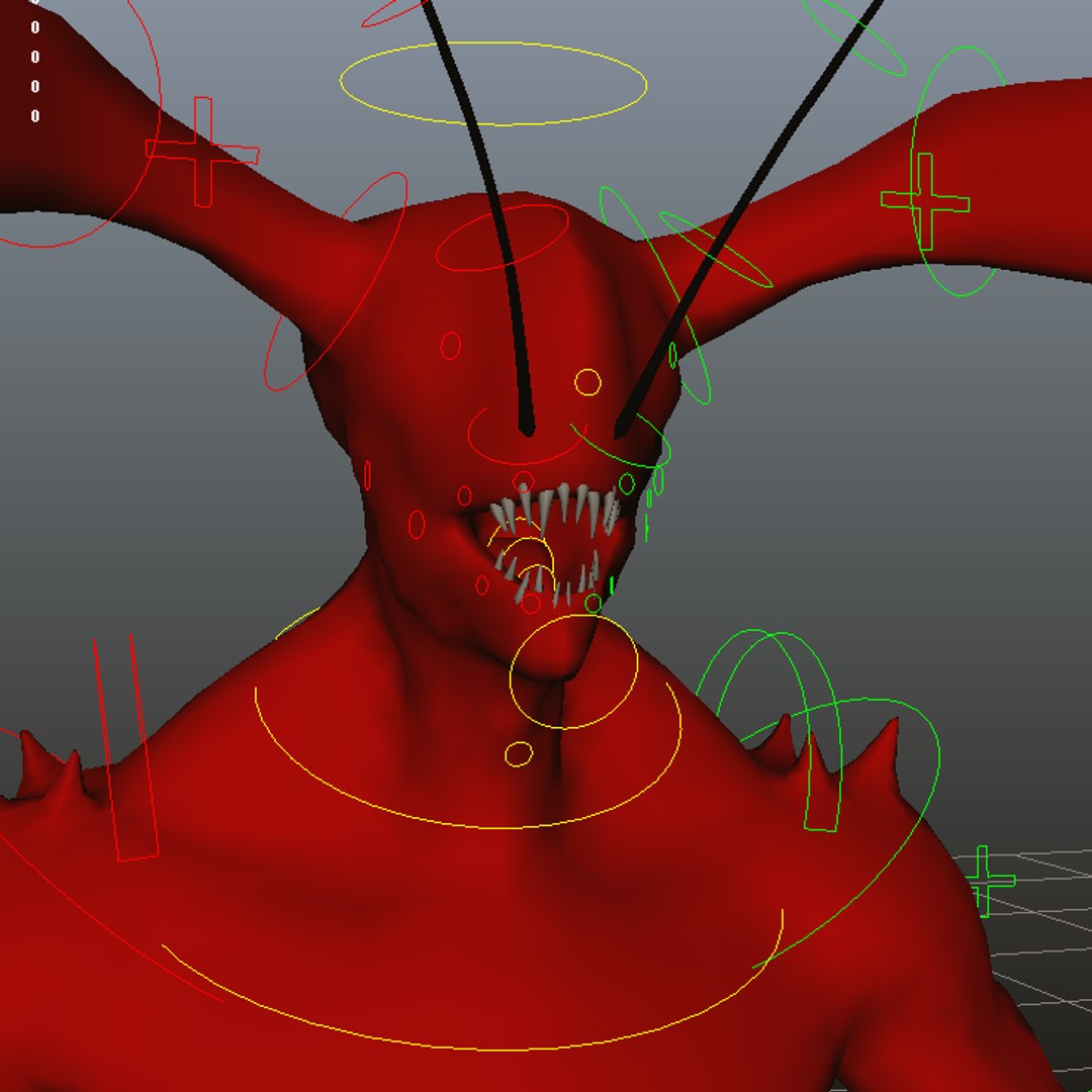 Free Demon Rig 3D - TurboSquid 1182234
