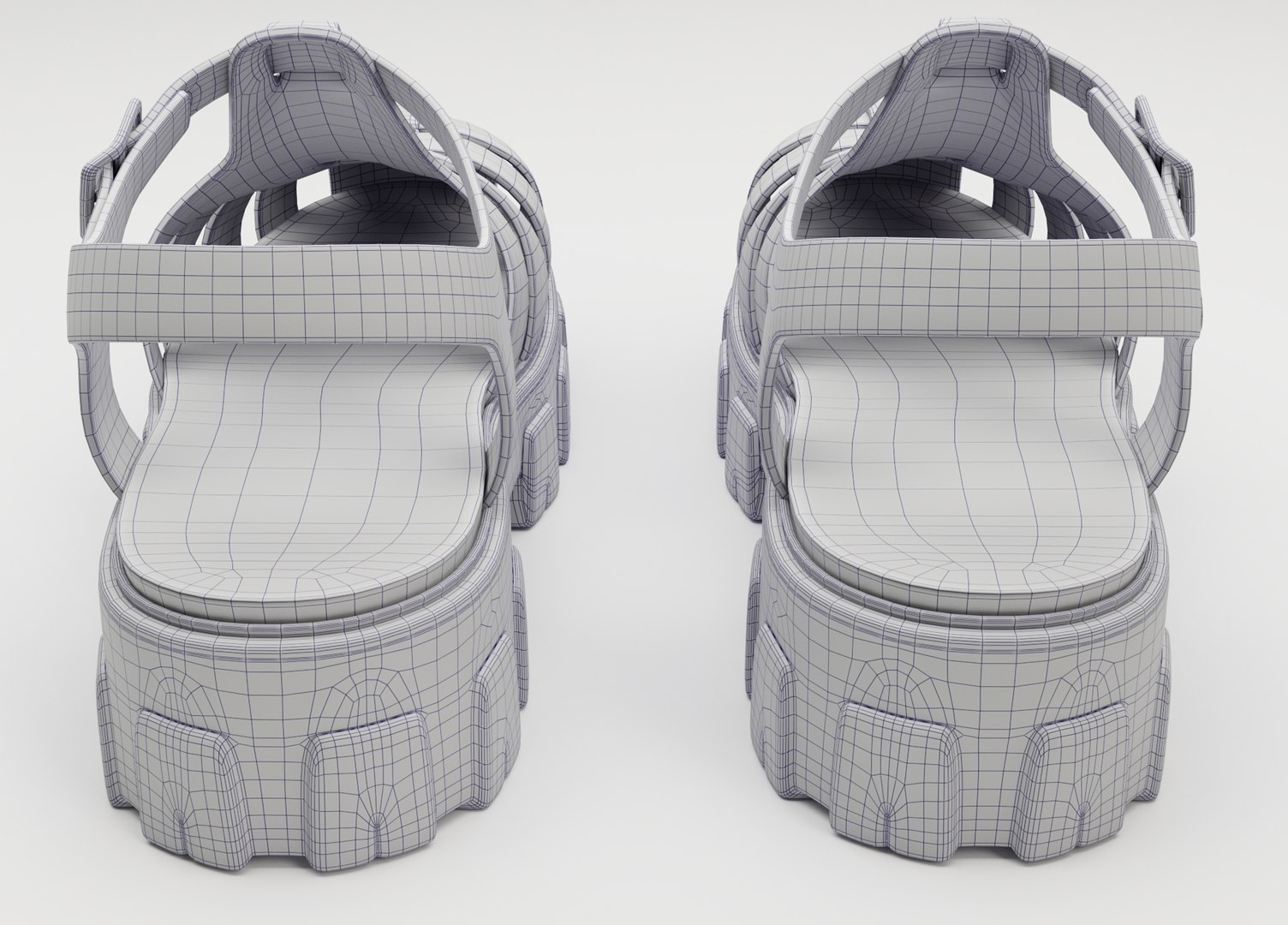 Sandals Prada 3D model - TurboSquid 2149945