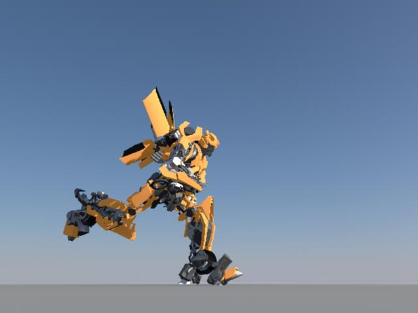 3d Model Bumblebee Transformers