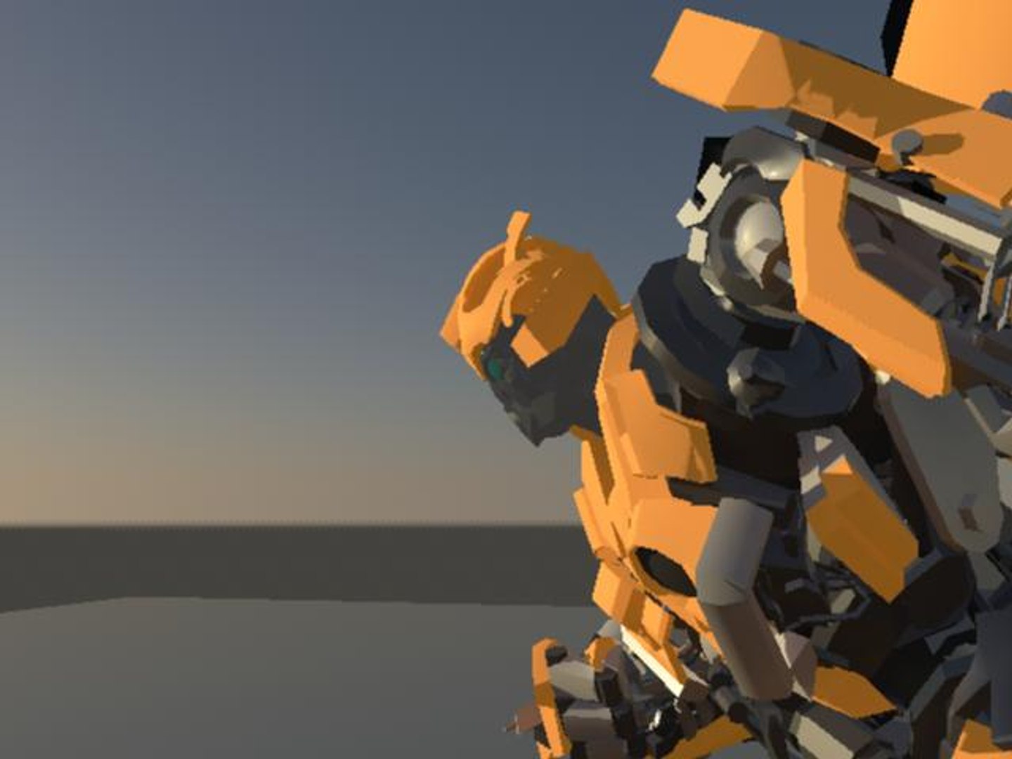 3d Model Bumblebee Transformers