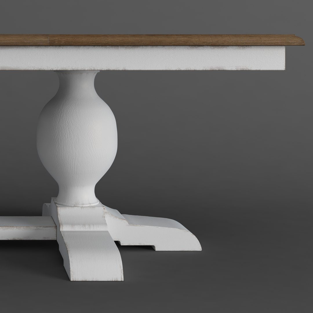 3d dining table x model