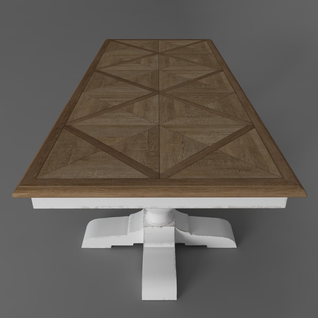 3d dining table x model