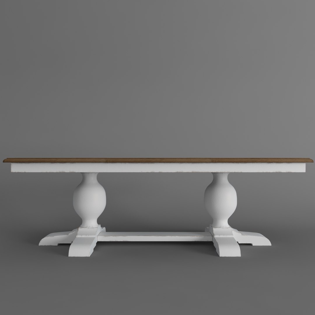 3d dining table x model