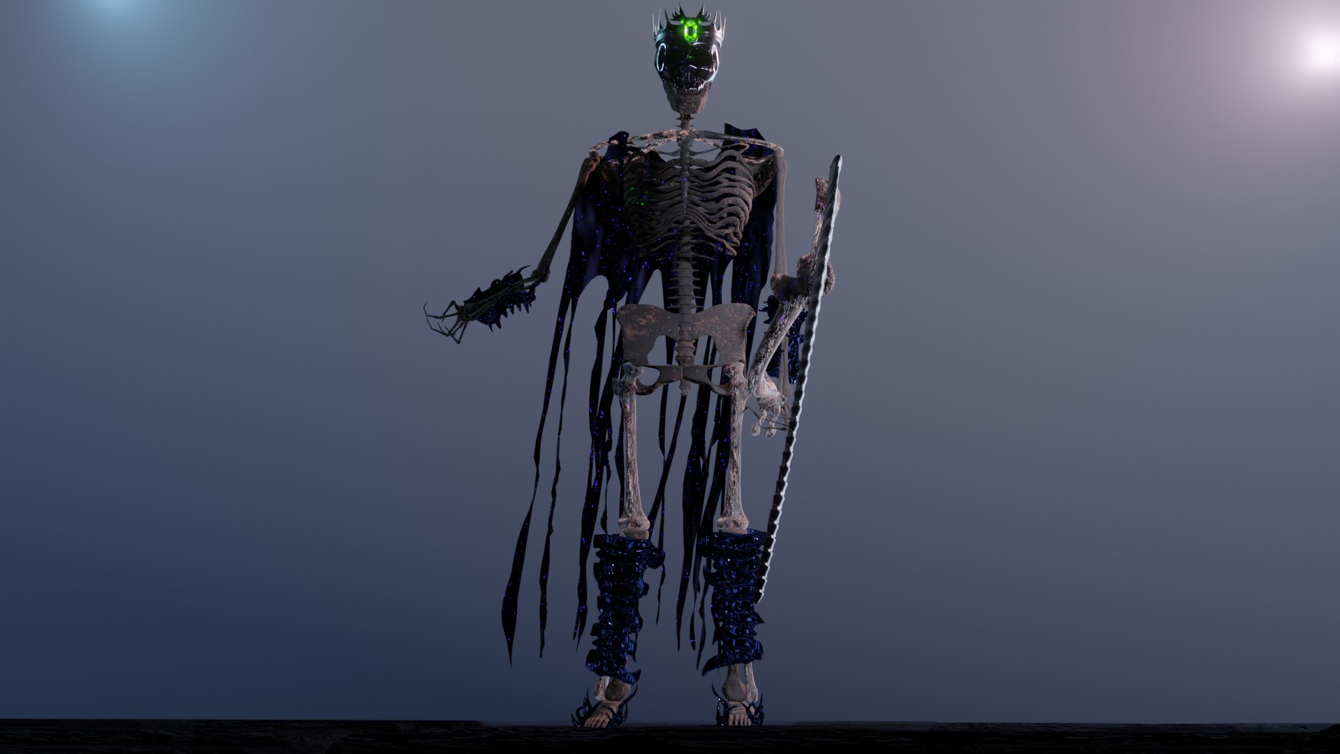 3D Model Lord Of Undead Low Poly Fantasy Game Character - TurboSquid ...