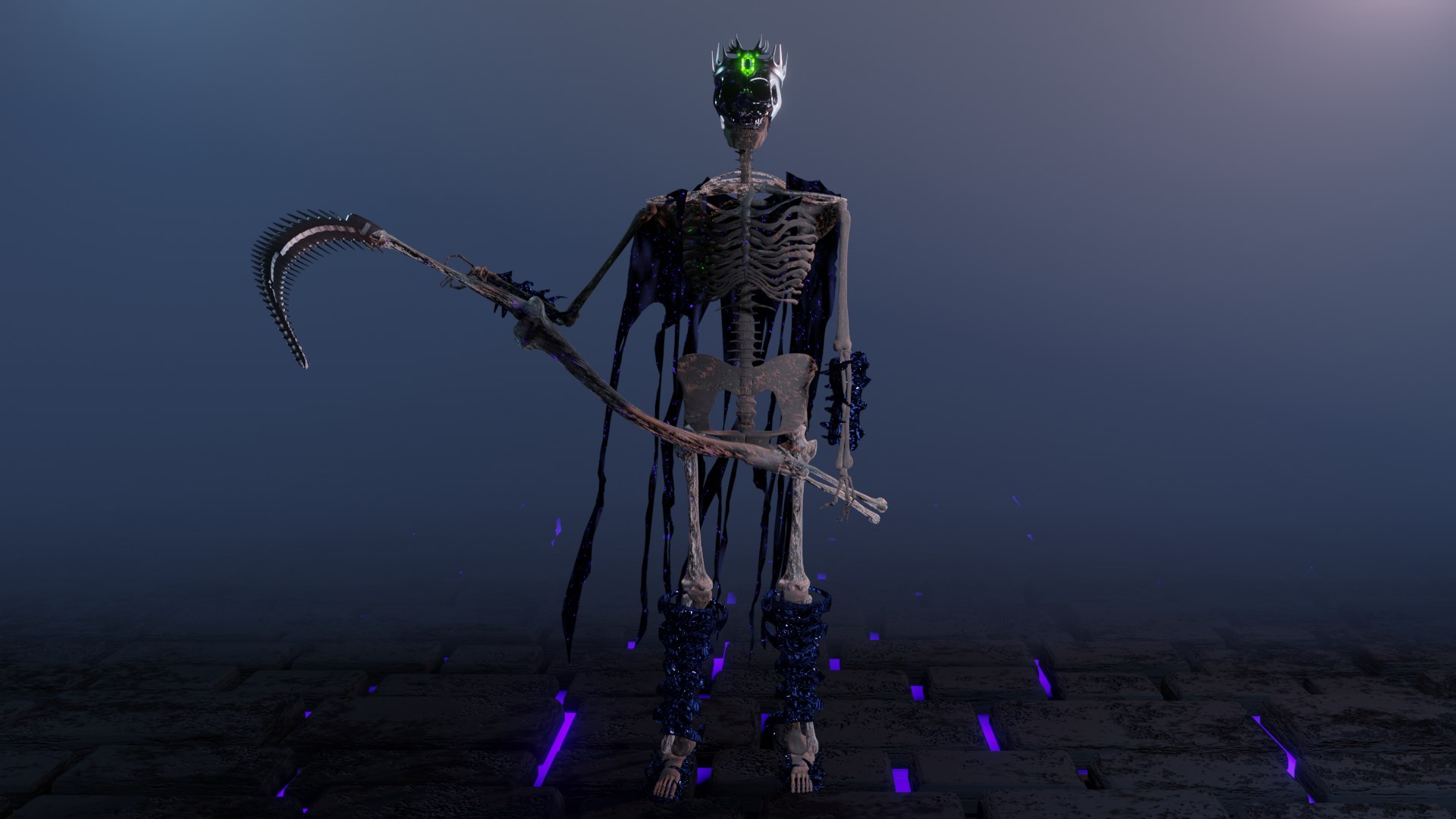 3D Model Lord Of Undead Low Poly Fantasy Game Character - TurboSquid 2087872