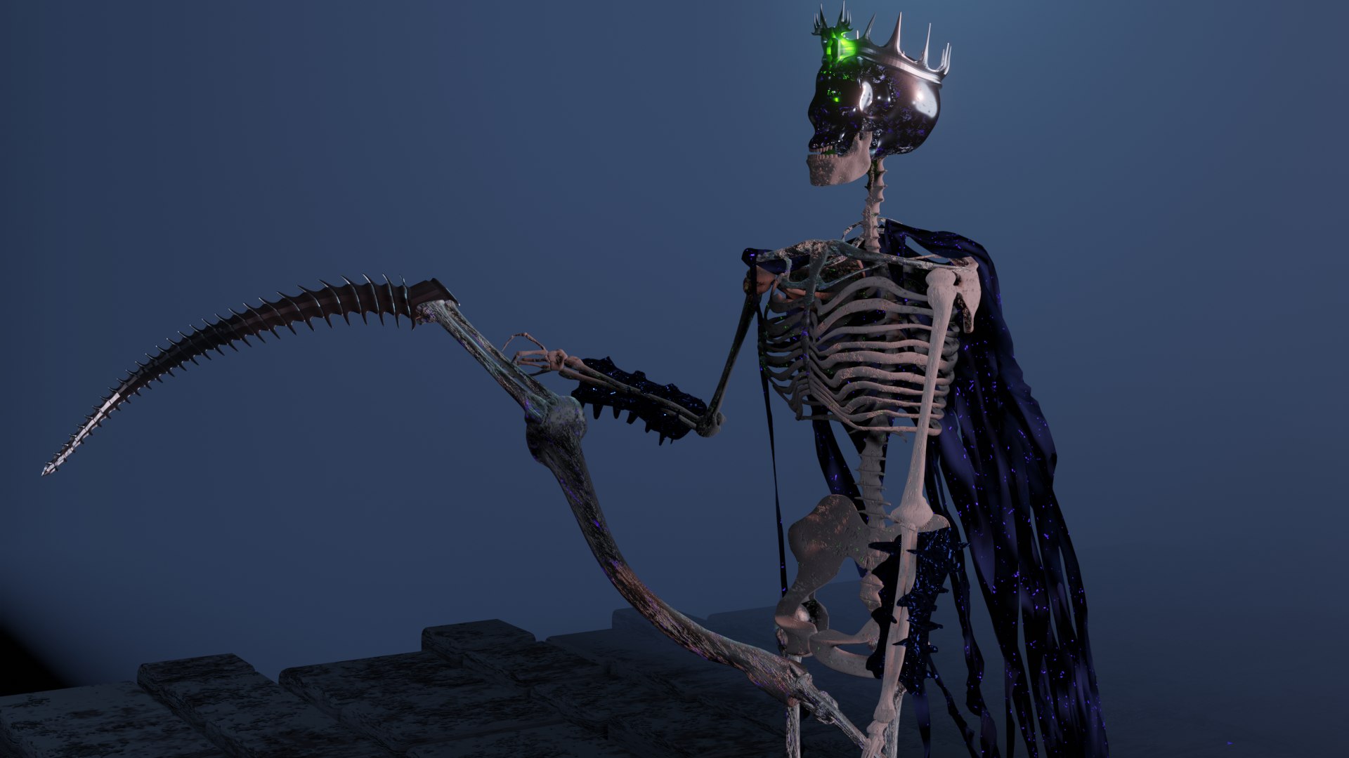 3D Model Lord Of Undead Low Poly Fantasy Game Character - TurboSquid ...