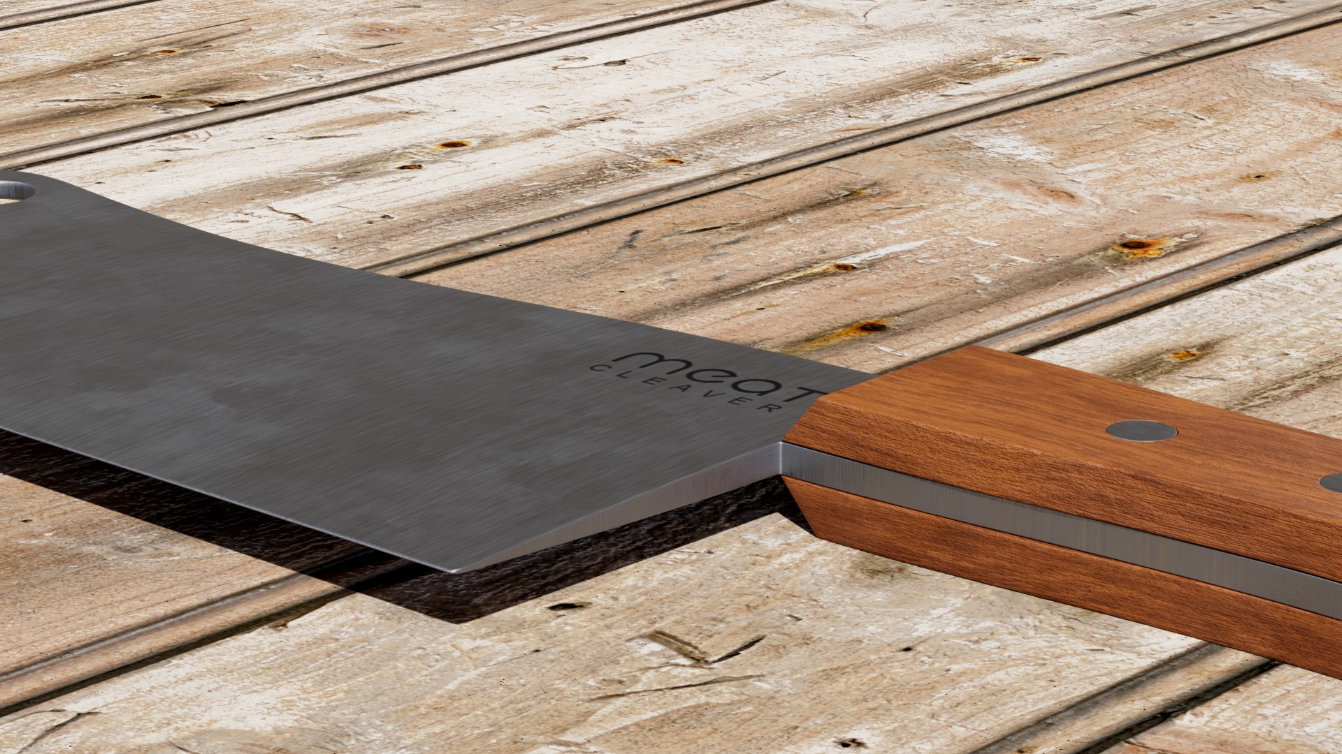 3D meat cleaver - TurboSquid 1553588