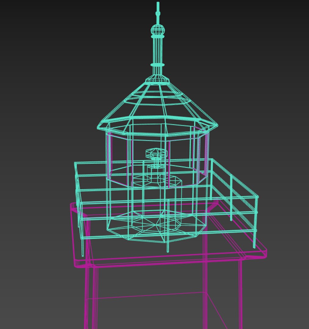 Metal lighthouse 3D model - TurboSquid 1678566