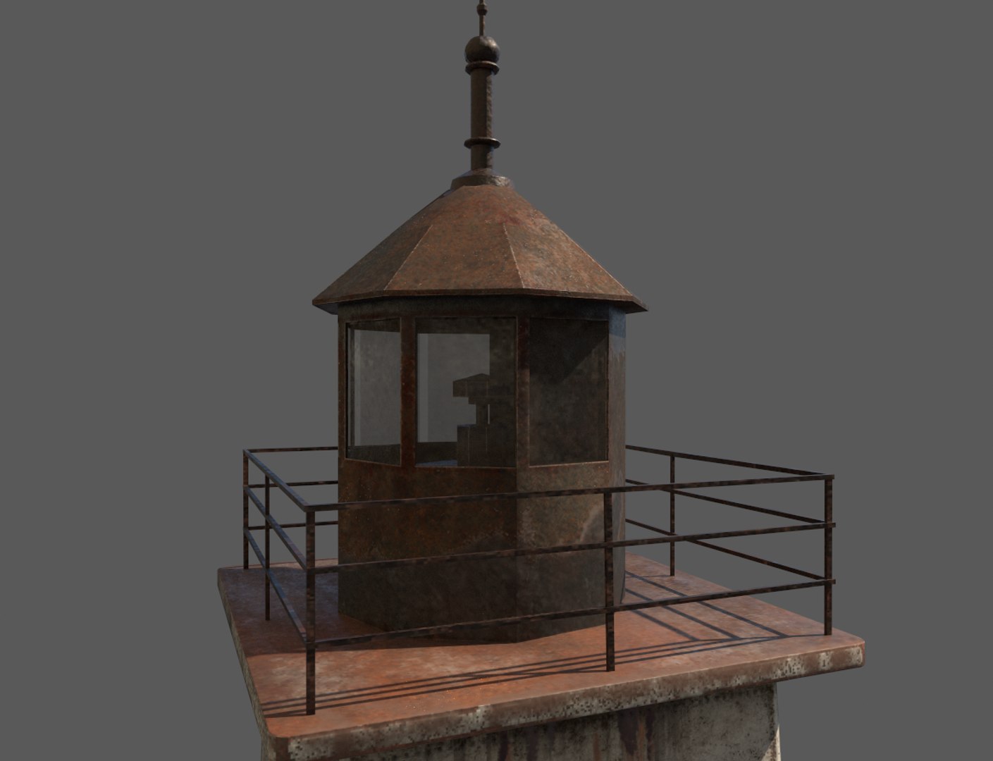 Metal lighthouse 3D model - TurboSquid 1678566