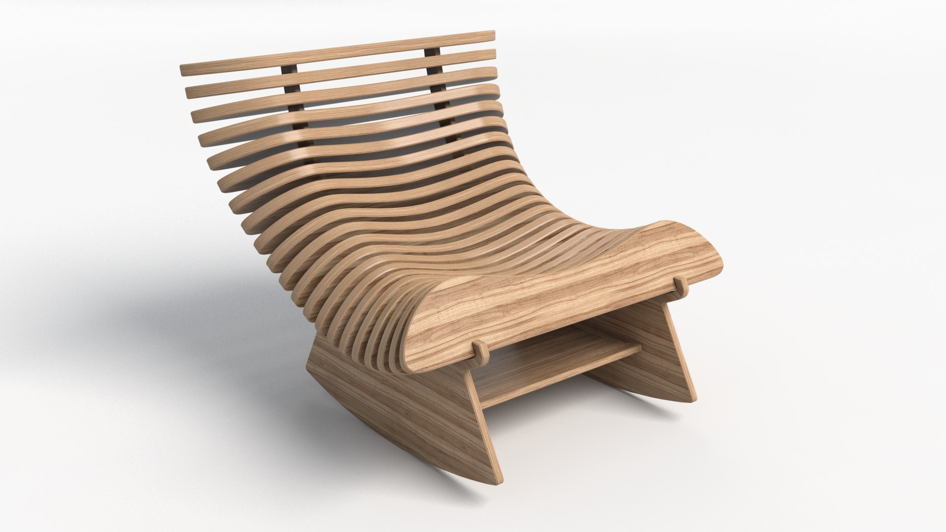 3D Parametric Rocking Chair - TurboSquid 2392896