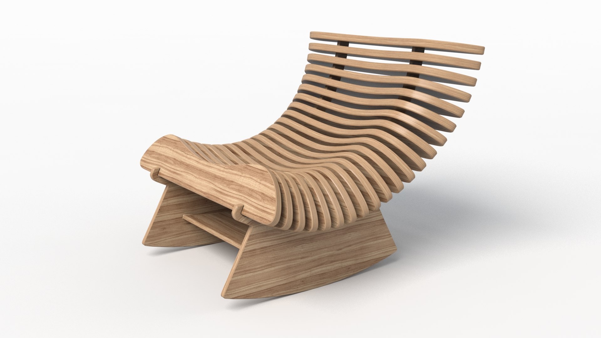 3D Parametric Rocking Chair - TurboSquid 2392896