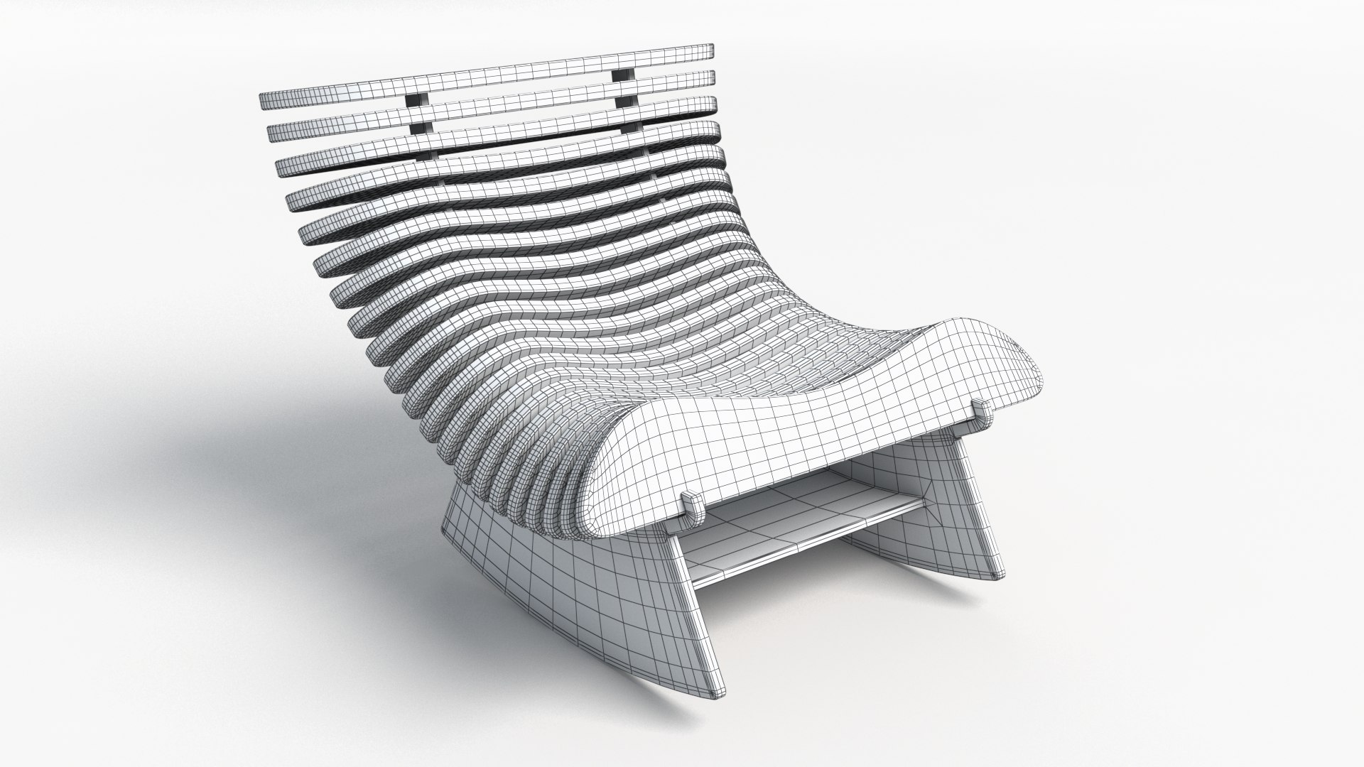 3D Parametric Rocking Chair - TurboSquid 2392896