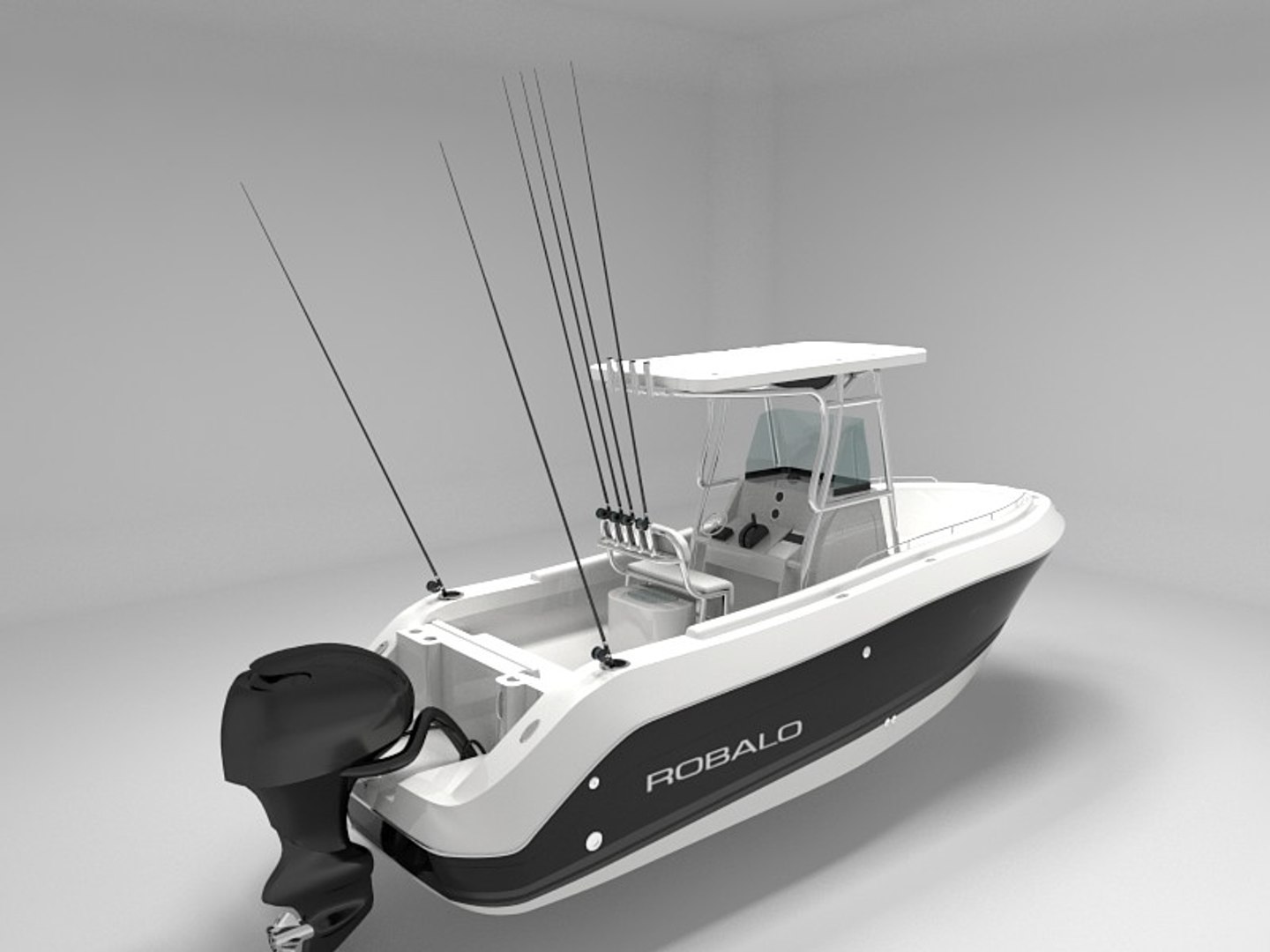 Robalo Fishing Boat 3d Model