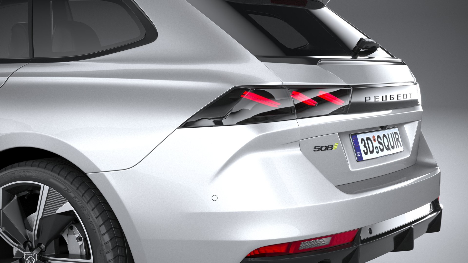 Peugeot 508 SW PSE 2023 model - TurboSquid 2056041