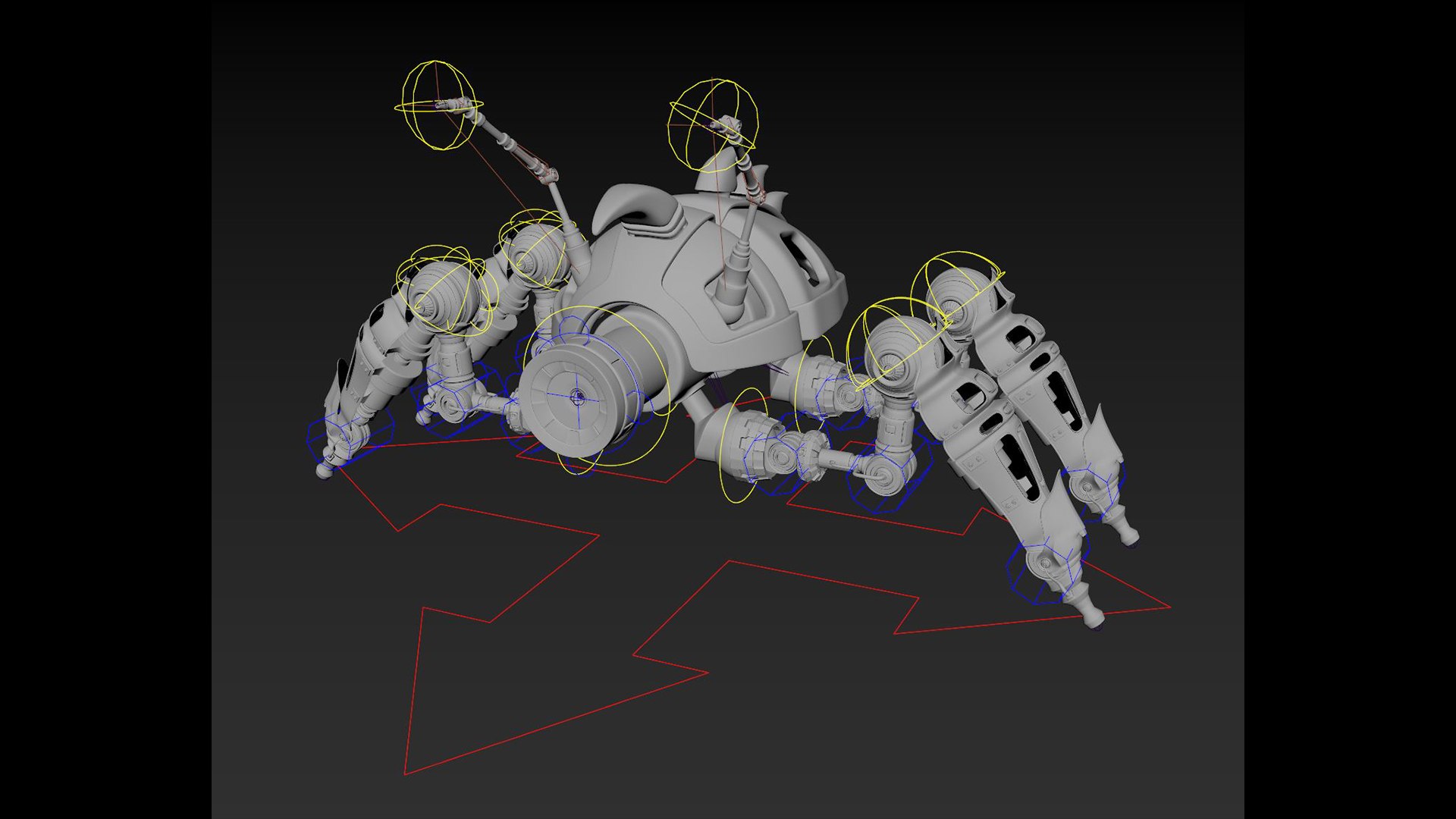 Spider Camera Robot 3D Model - TurboSquid 1928395