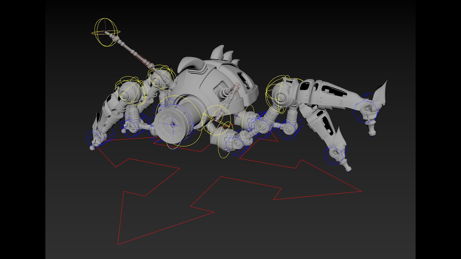 Spider Camera Robot 3D Model - TurboSquid 1928395
