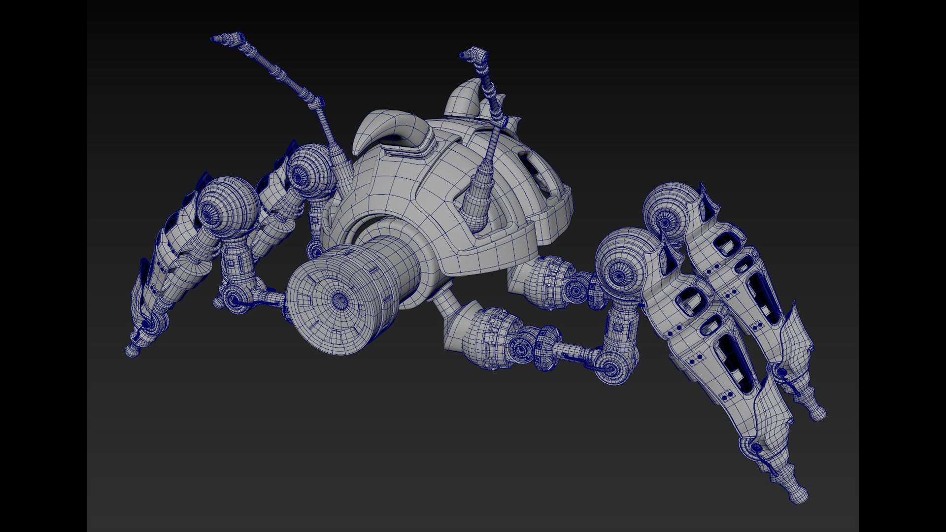 Spider Camera Robot 3D Model - TurboSquid 1928395