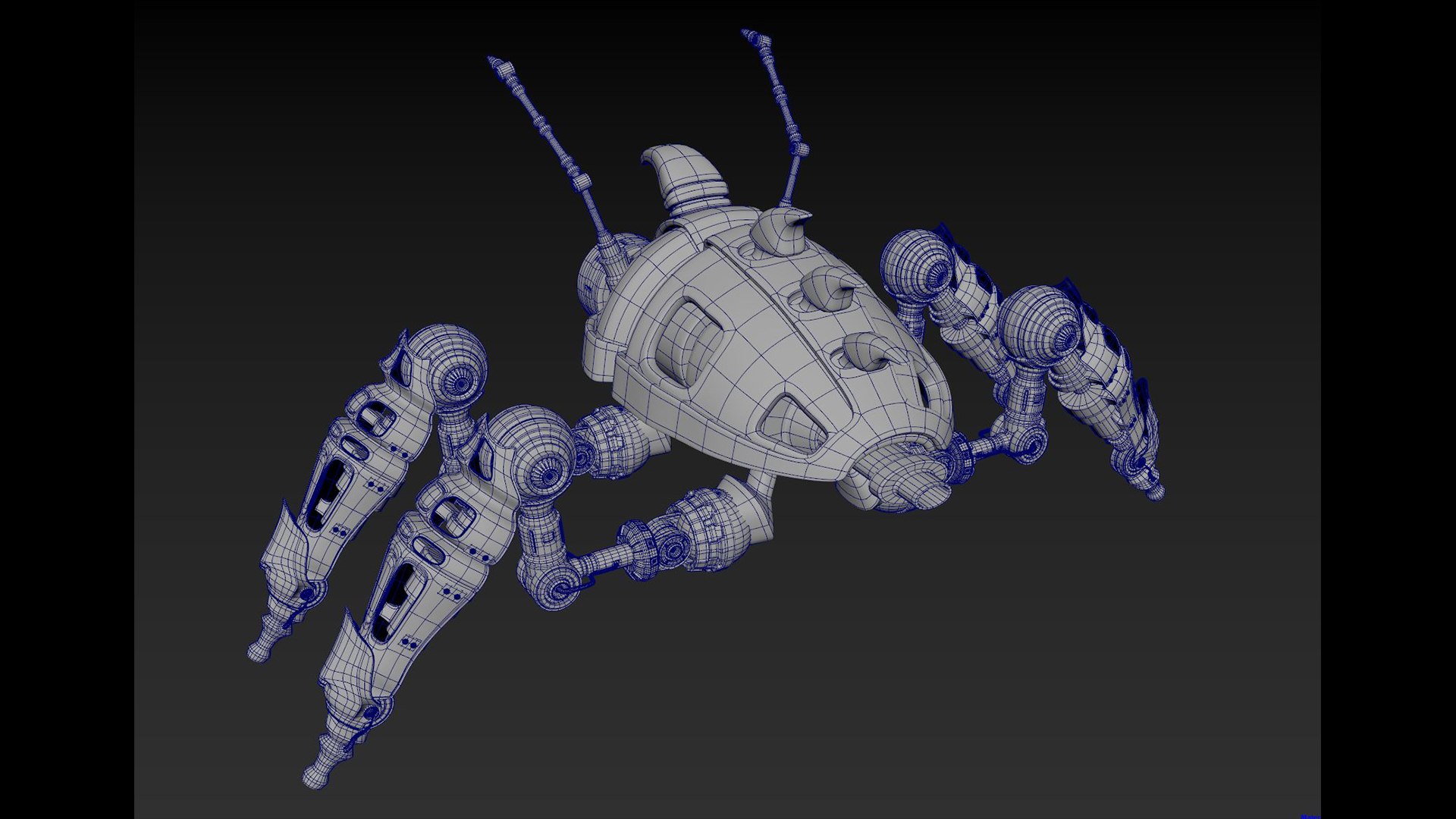 Spider Camera Robot 3D Model - TurboSquid 1928395