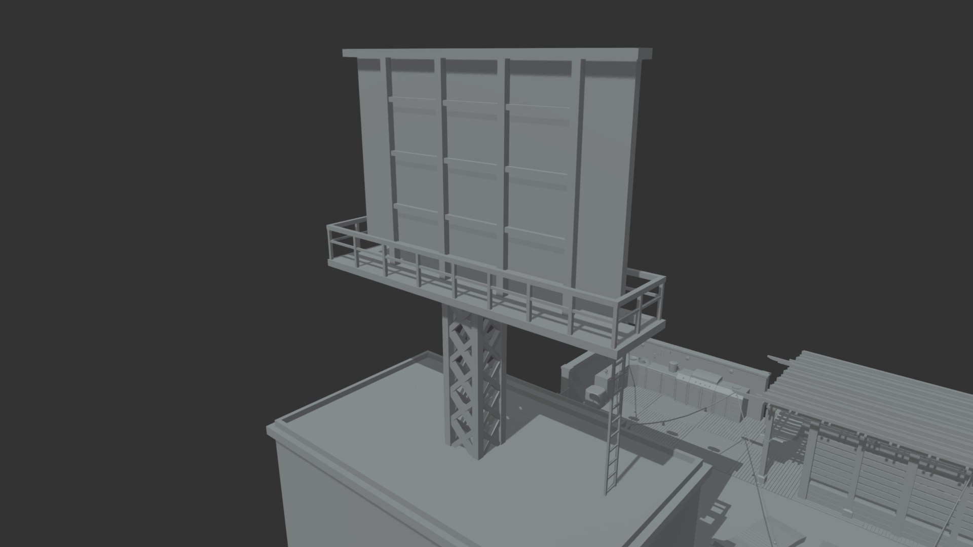 3D Model Roof Top Terrace - TurboSquid 1863063
