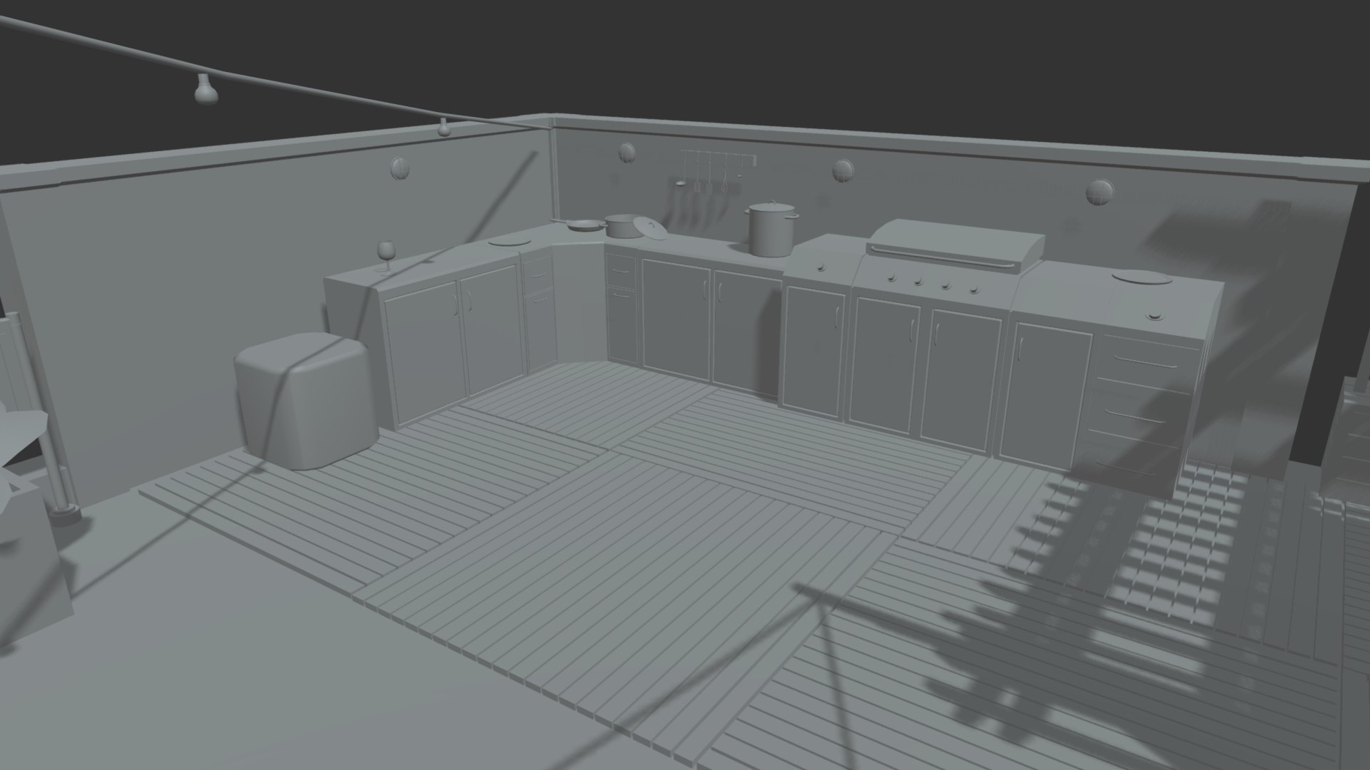 3D Model Roof Top Terrace - TurboSquid 1863063