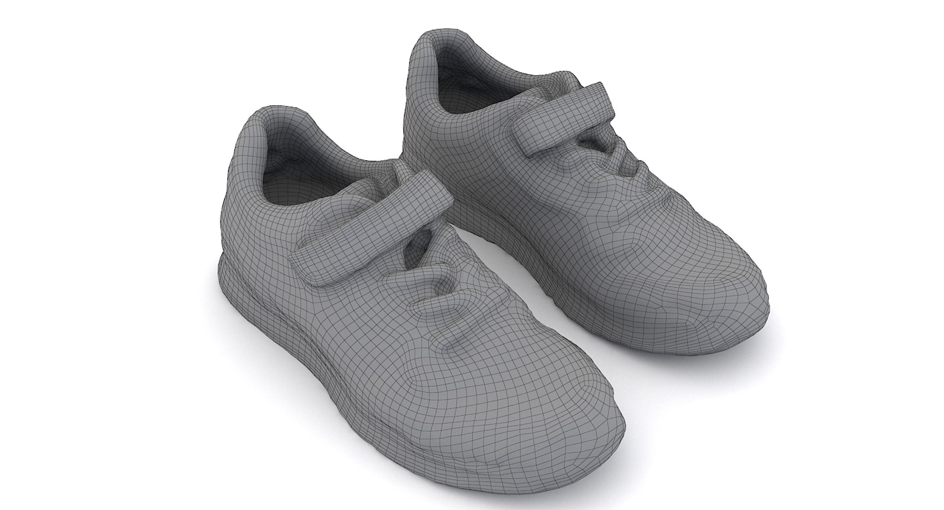 3D Model Retopology Geox Kids Sports Shoes - TurboSquid 1321572