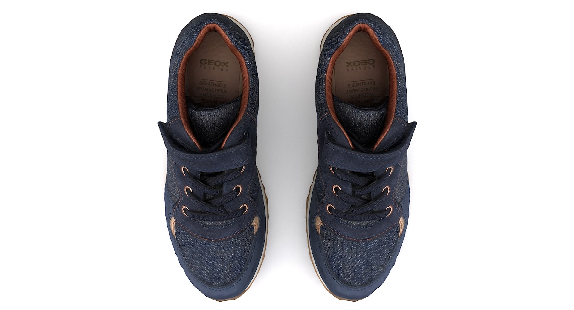 3D Model Retopology Geox Kids Sports Shoes - TurboSquid 1321572