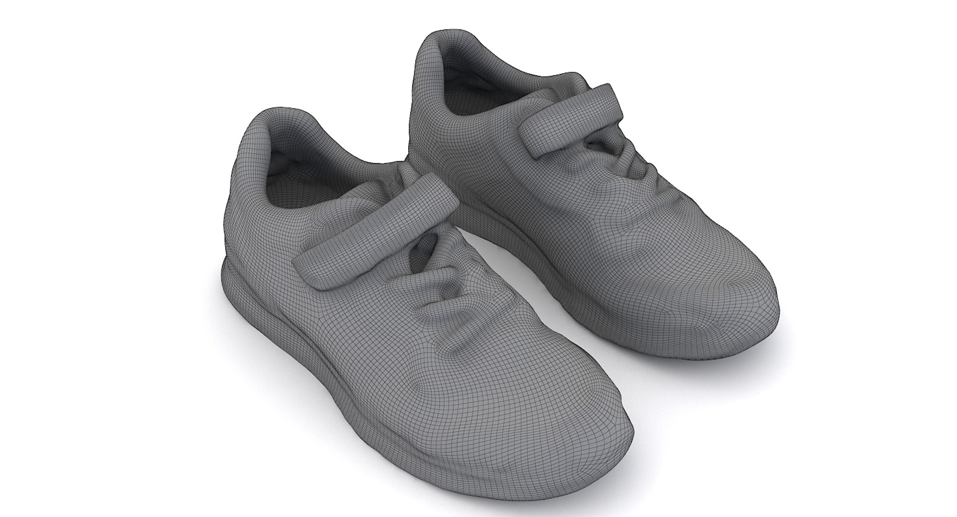 3D Model Retopology Geox Kids Sports Shoes - TurboSquid 1321572