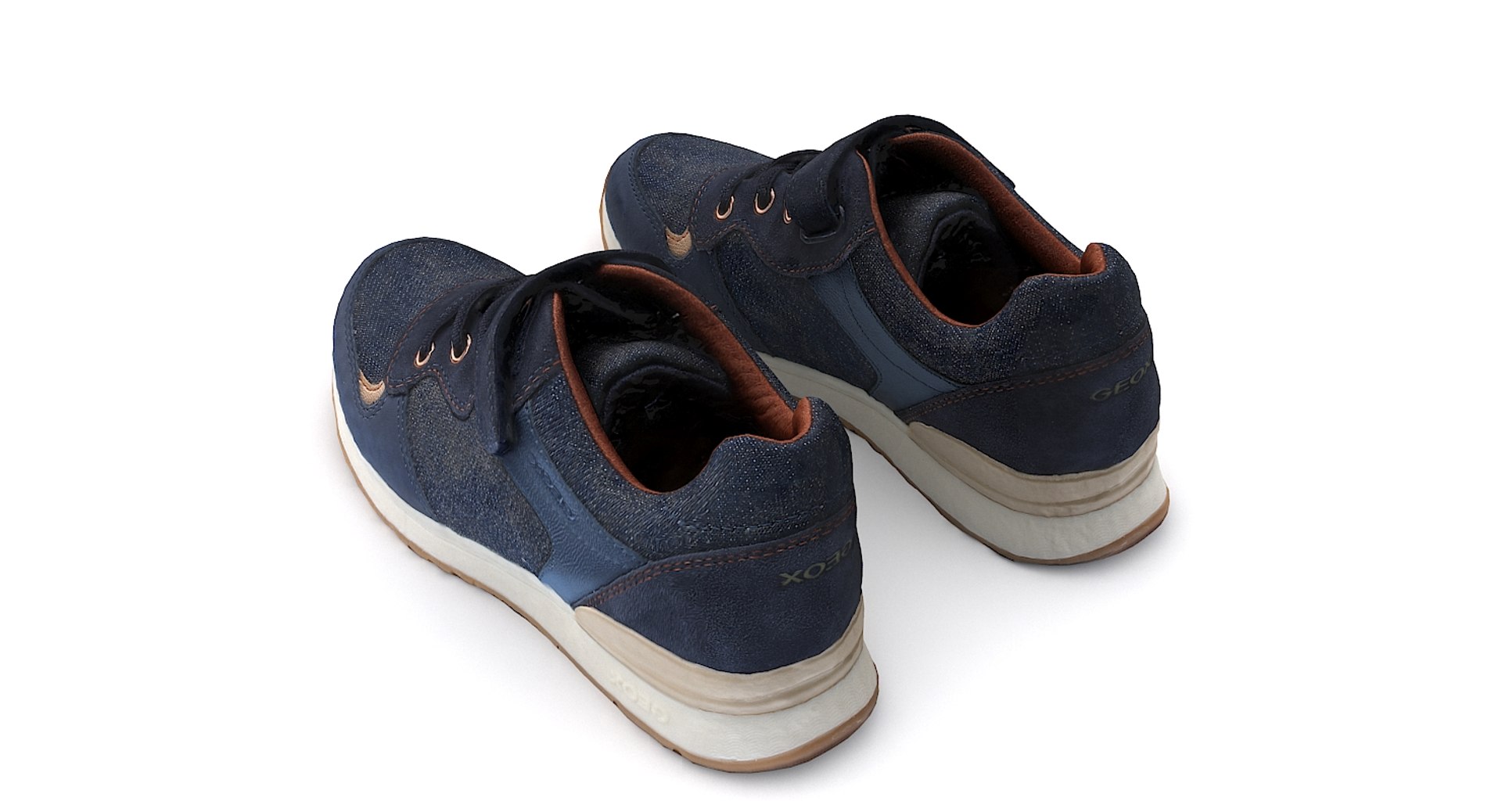 3D Model Retopology Geox Kids Sports Shoes - TurboSquid 1321572