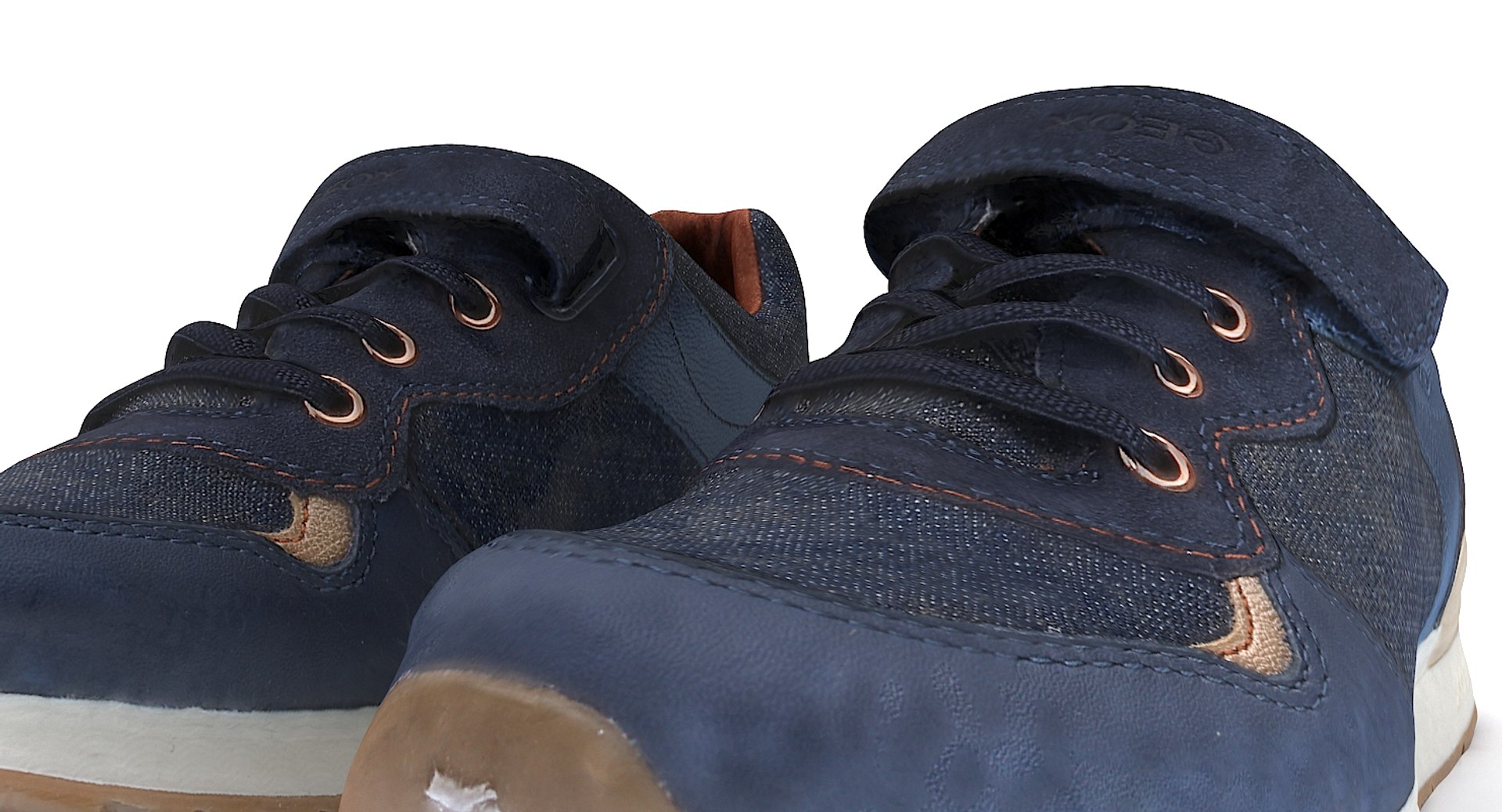 3D Model Retopology Geox Kids Sports Shoes - TurboSquid 1321572