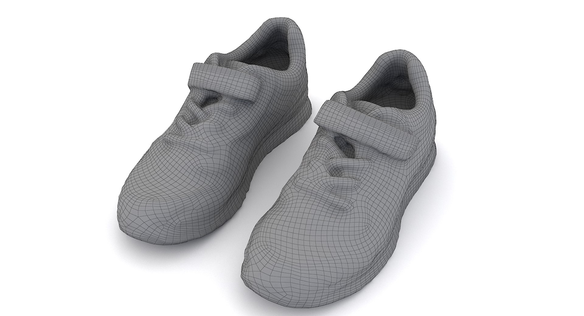3D Model Retopology Geox Kids Sports Shoes - TurboSquid 1321572