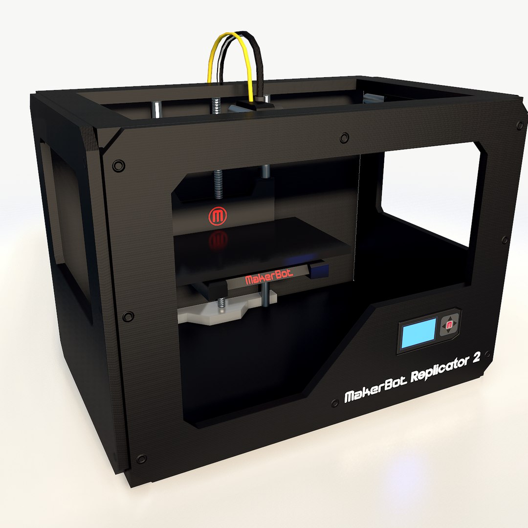 3d Maker Replicator 2 Printer Model