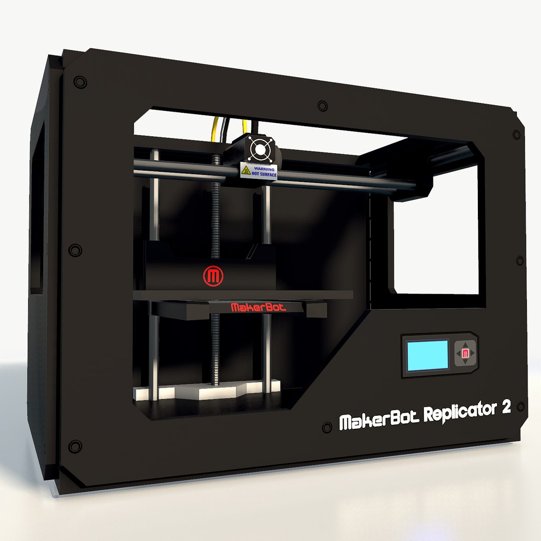 3d Maker Replicator 2 Printer Model