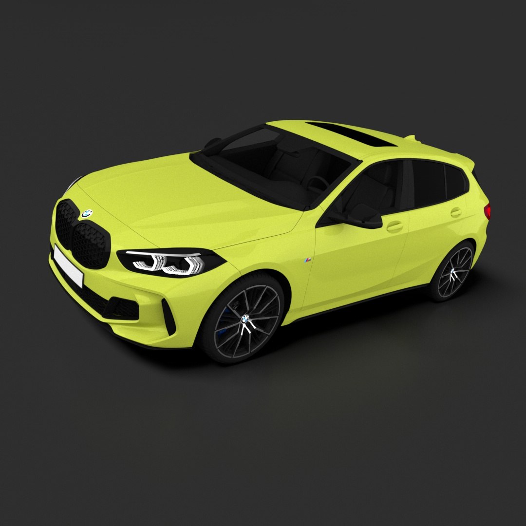 3D BMW M135i XDrive BMW 1 Model - TurboSquid 2397783