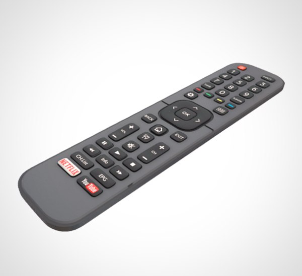 3D remote control tv - TurboSquid 1236844
