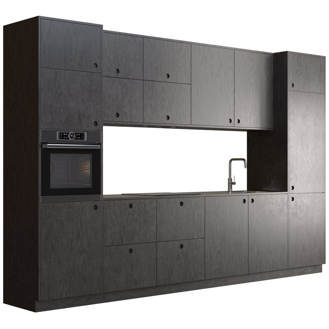 Basis II Kitchen 3D Model - TurboSquid 2344616