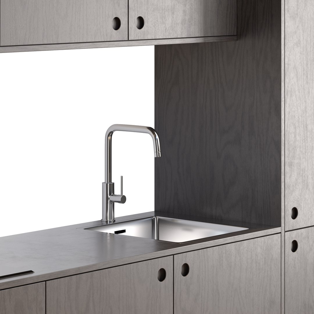 Basis II Kitchen 3D Model - TurboSquid 2344616