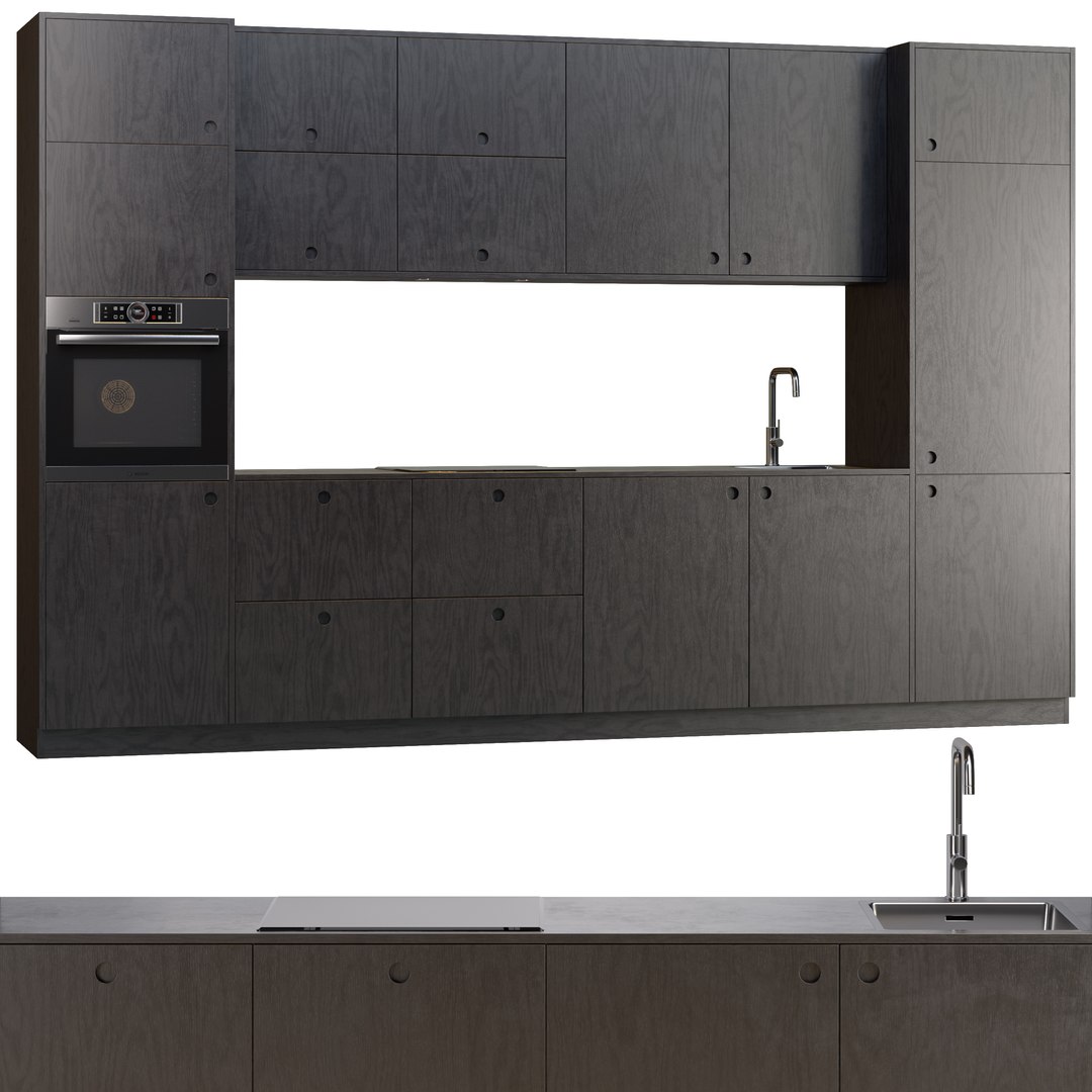 Basis II Kitchen 3D Model - TurboSquid 2344616