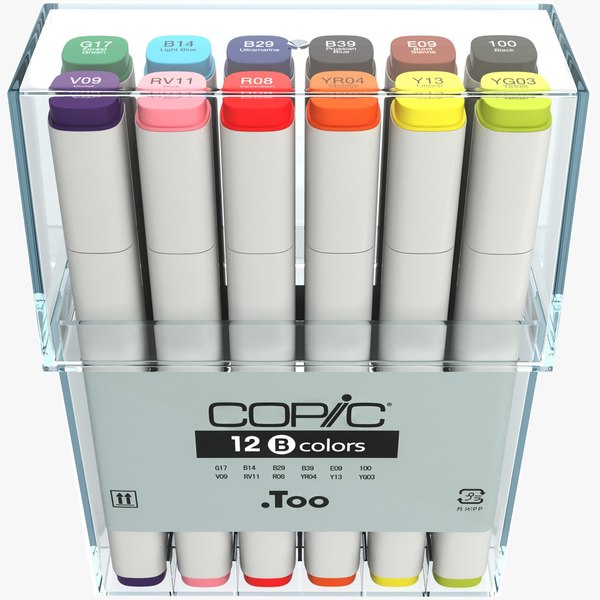 Copic Markers 3D Models for Download | TurboSquid
