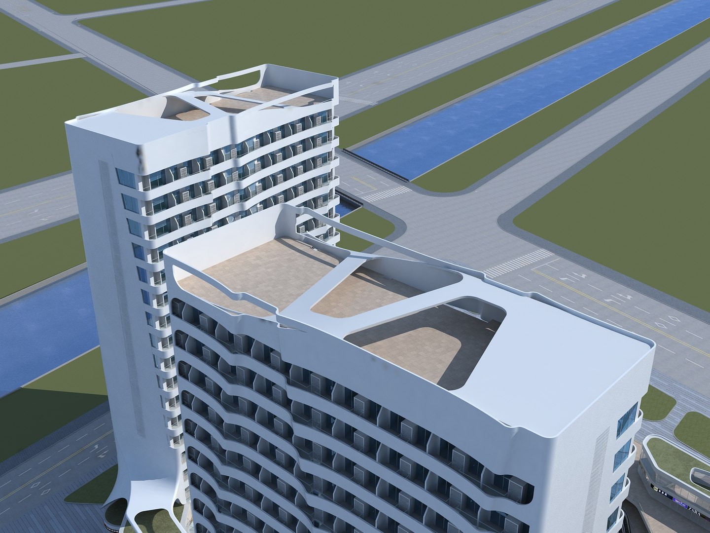 3D Cityscape 15 Model - TurboSquid 2075145