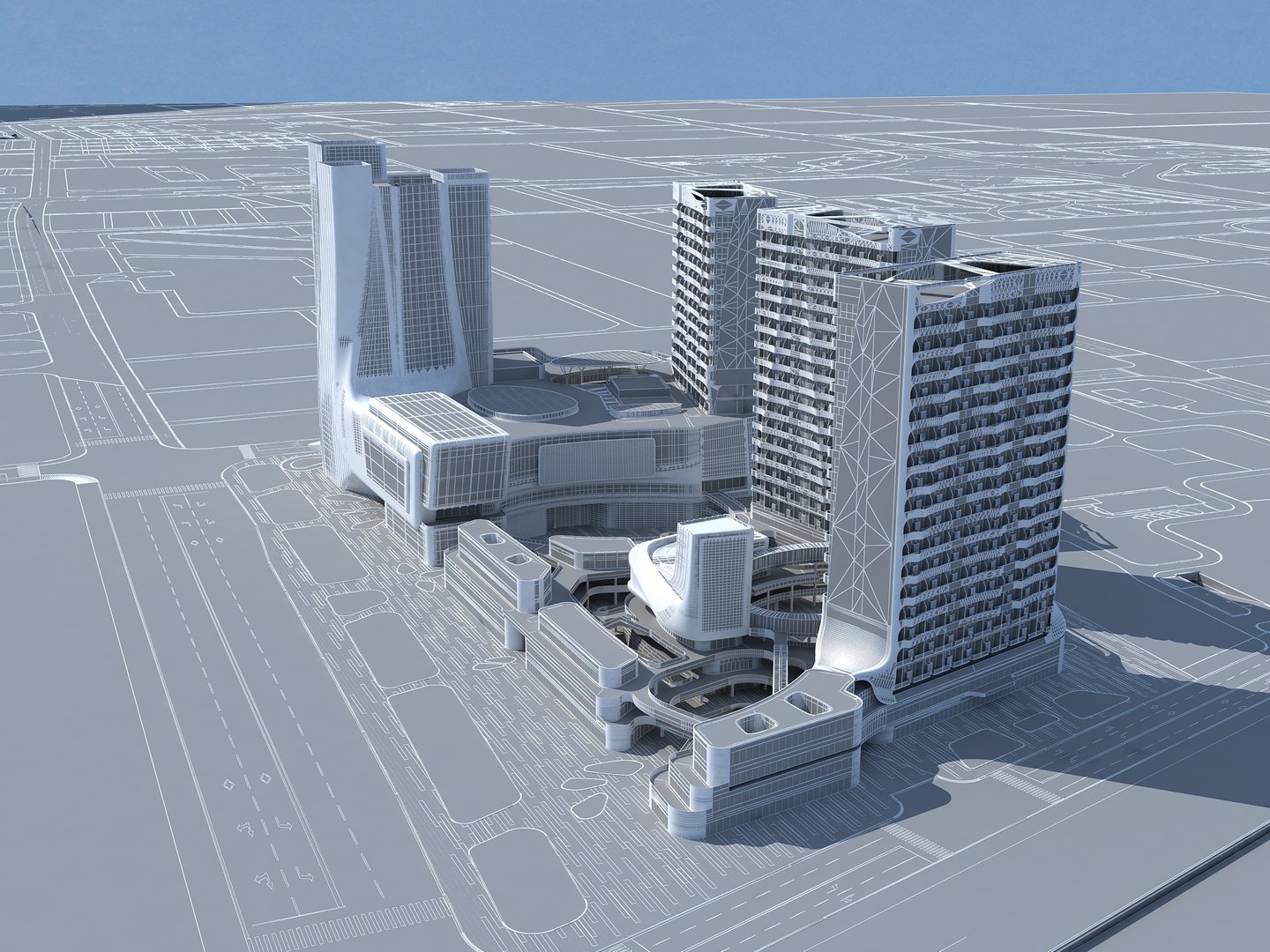 3D Cityscape 15 Model - TurboSquid 2075145