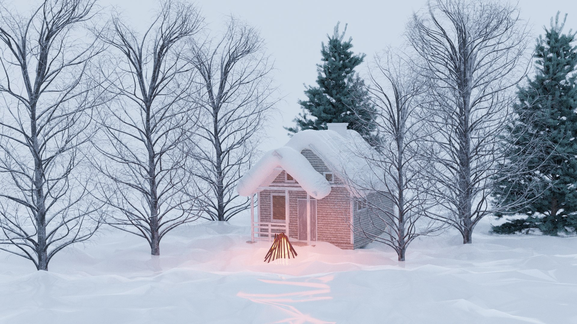 Snow Island 3D Model - TurboSquid 1951438