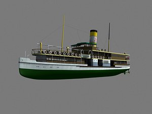 Steamboat 3D Models for Download | TurboSquid