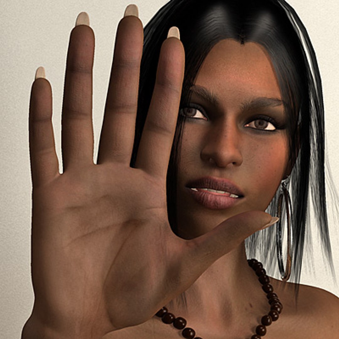 3d Model Berry Female Type Body