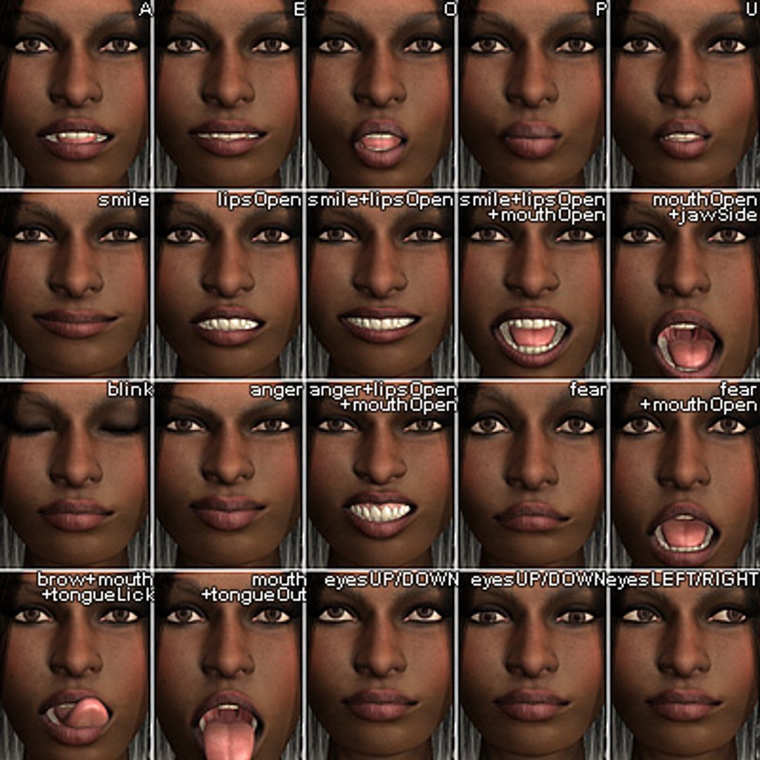 3d Model Berry Female Type Body