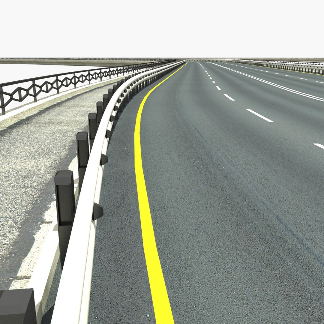 3d Road Set Modelled