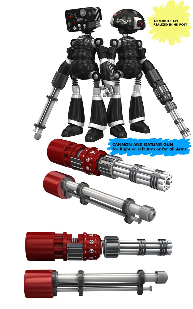 Gini Droid Complete 3d Model