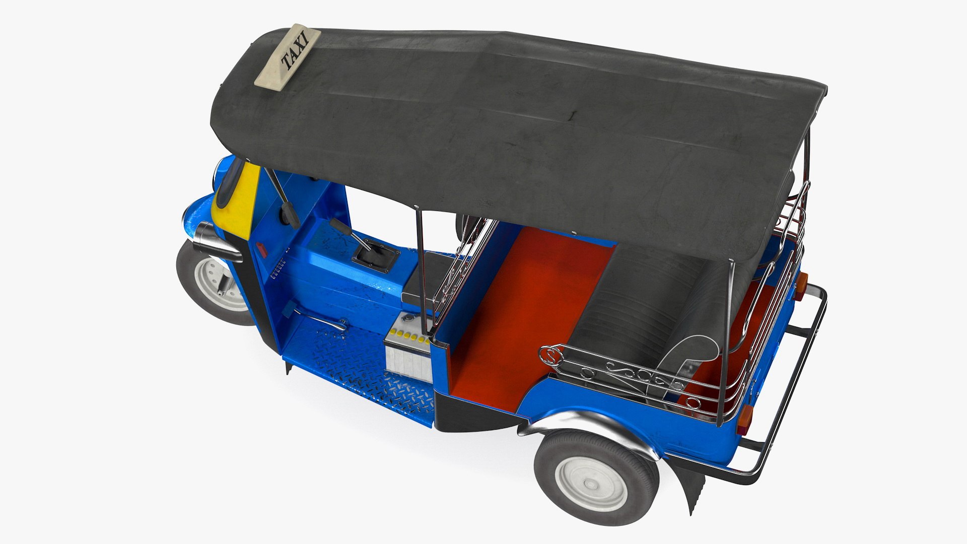 Tuk Taxi Rigged 3D Model - TurboSquid 1545401